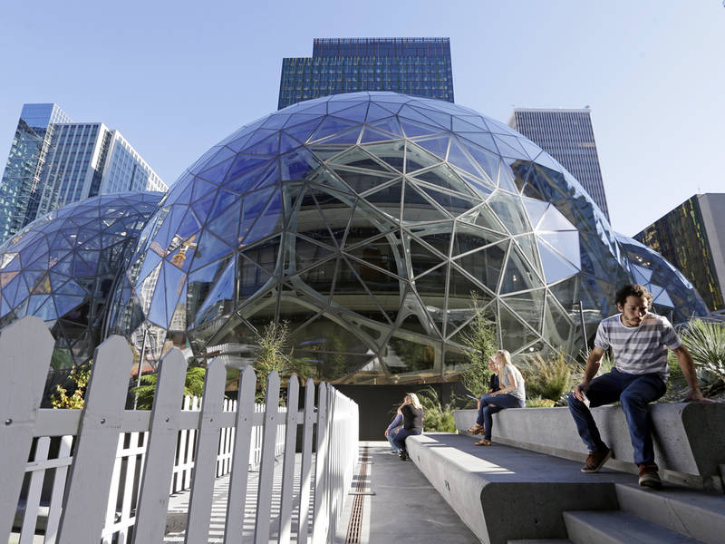 Seattleites To 'Gently Caress' Amazon Spheres On New Year's Day ...
