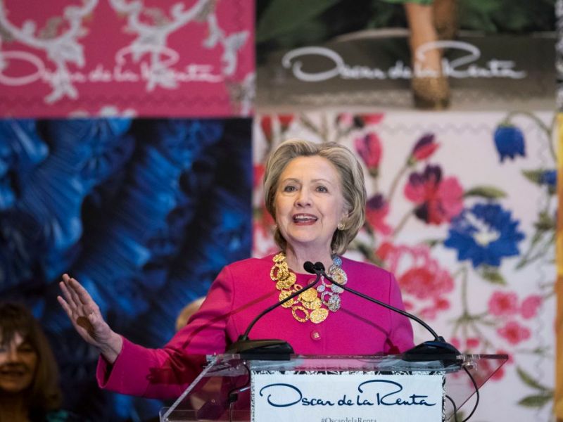 Watch Replay: Hillary Clinton Speaks On Women's Rights, Needles Trump ...