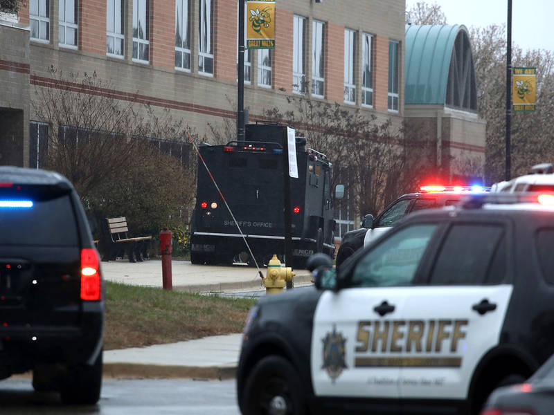 Slain Gunman Identified, 2 Teens Hurt In Maryland School Shooting ...