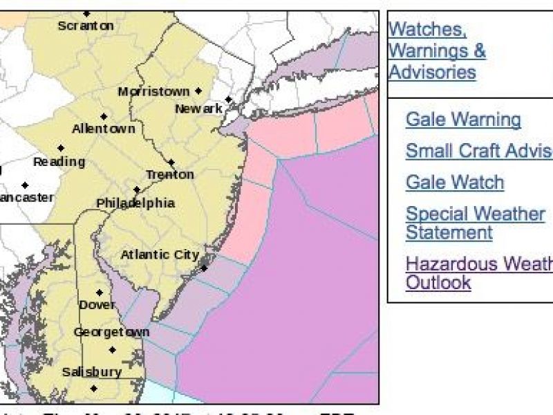 Delaware River Could Near Flood Stage From Friday Rain, Officials Say ...