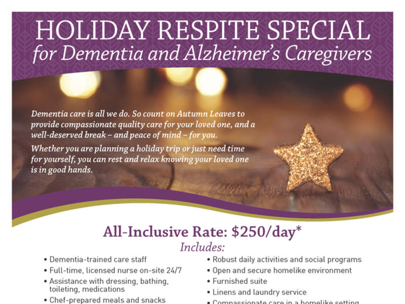 Holiday Respite Stay | Bolingbrook, IL Patch