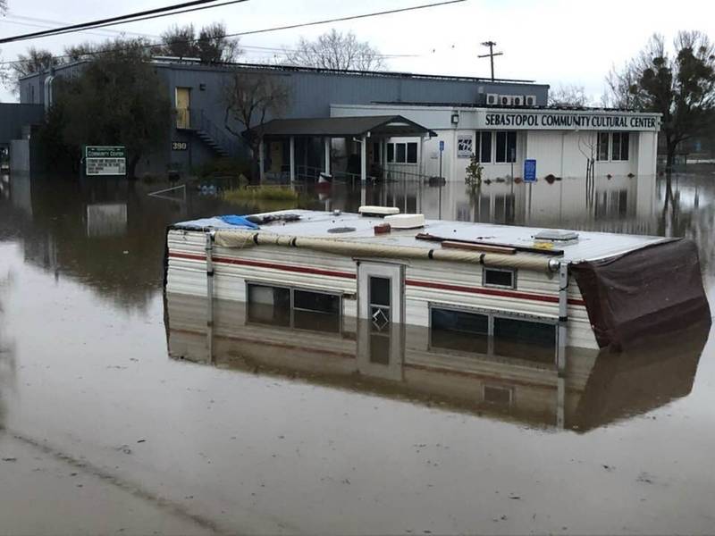 'This Is A Major Flood': National Guard Assists Sonoma County ...