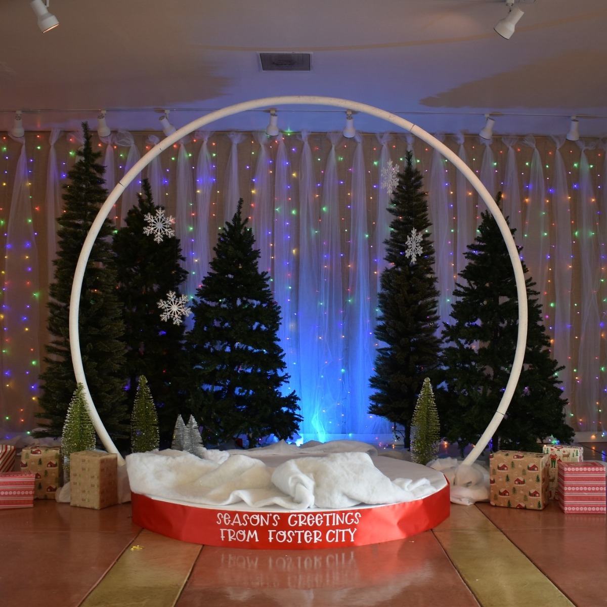 Dec 15 | Art Gallery 'Winter Scene' Snow Globe, Photo Op 2023: Foster City | Foster City, CA Patch