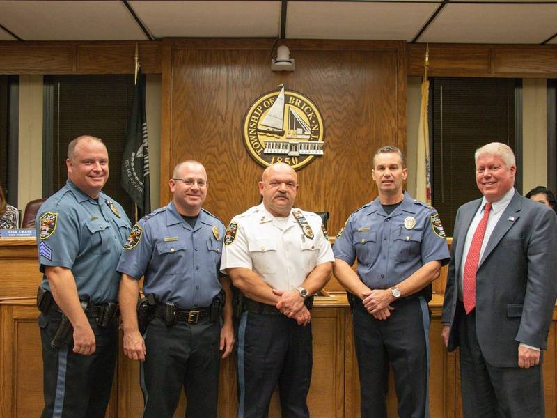 Brick Police Promote 3 Officers | Brick, NJ Patch