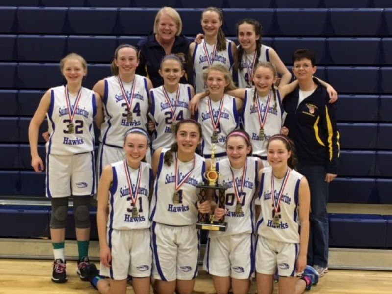 St Catherine School Senior Girls Basketball Team Wins So Shore League 