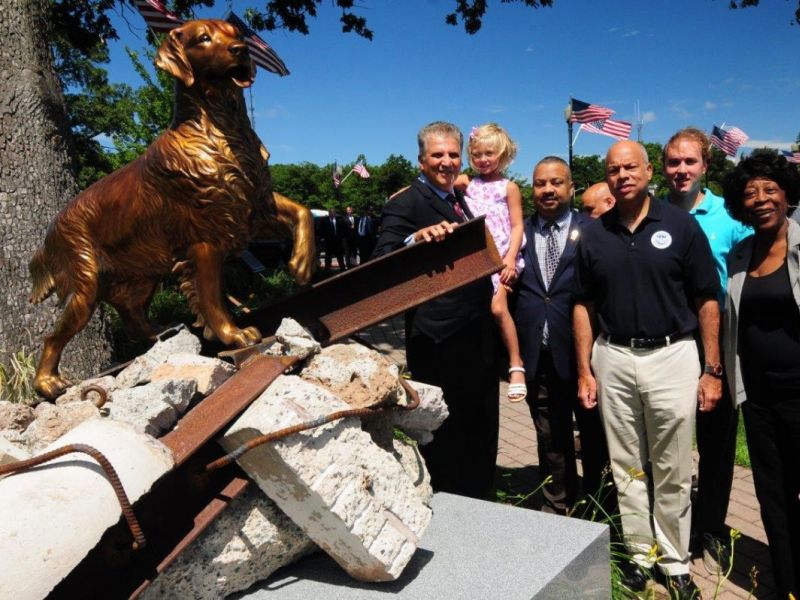 9/11 Rescue Dogs Honored With Bronze Statue In West Orange | West ...
