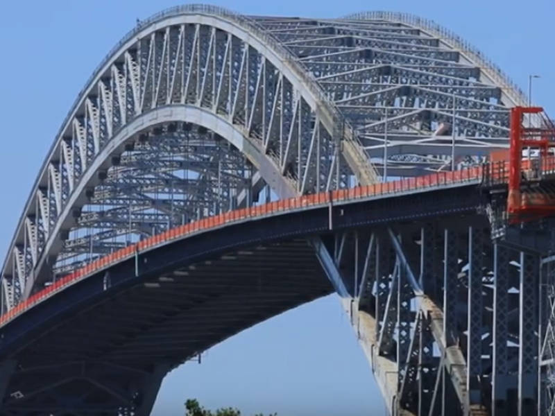 Bayonne Bridge Closed In Snow Storm; 'Trucks Can't Get Up Ramp ...