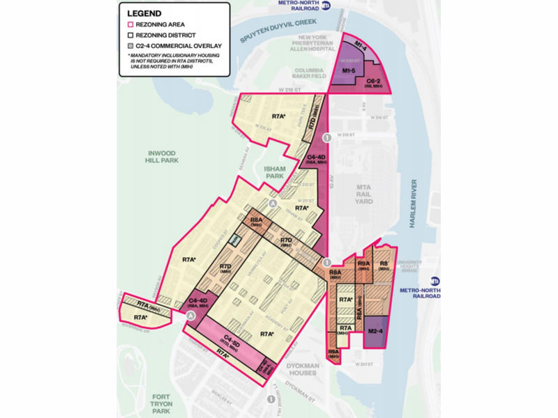 City Unveils Updated Inwood Rezoning Plan - Washington Heights, NY Patch