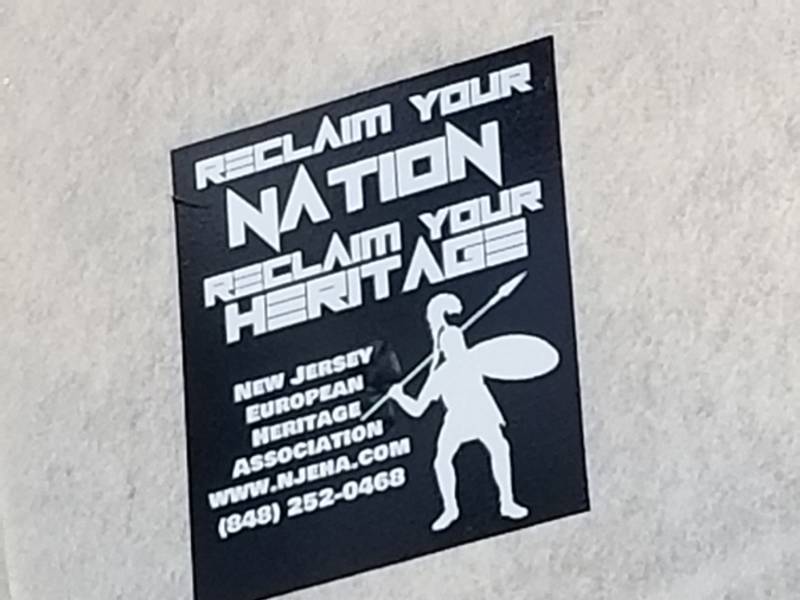 White Supremacist Stickers Reappear In Princeton | Princeton, NJ Patch