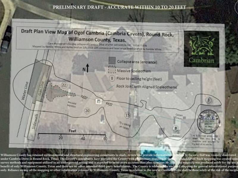 Williamson County Map Shows Homes Directly Above Underground Cave ...