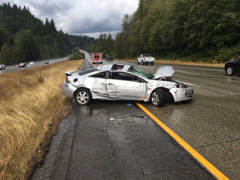 Rollover On I-90 Near Issaquah With 'Critical Injuries': State Patrol ...