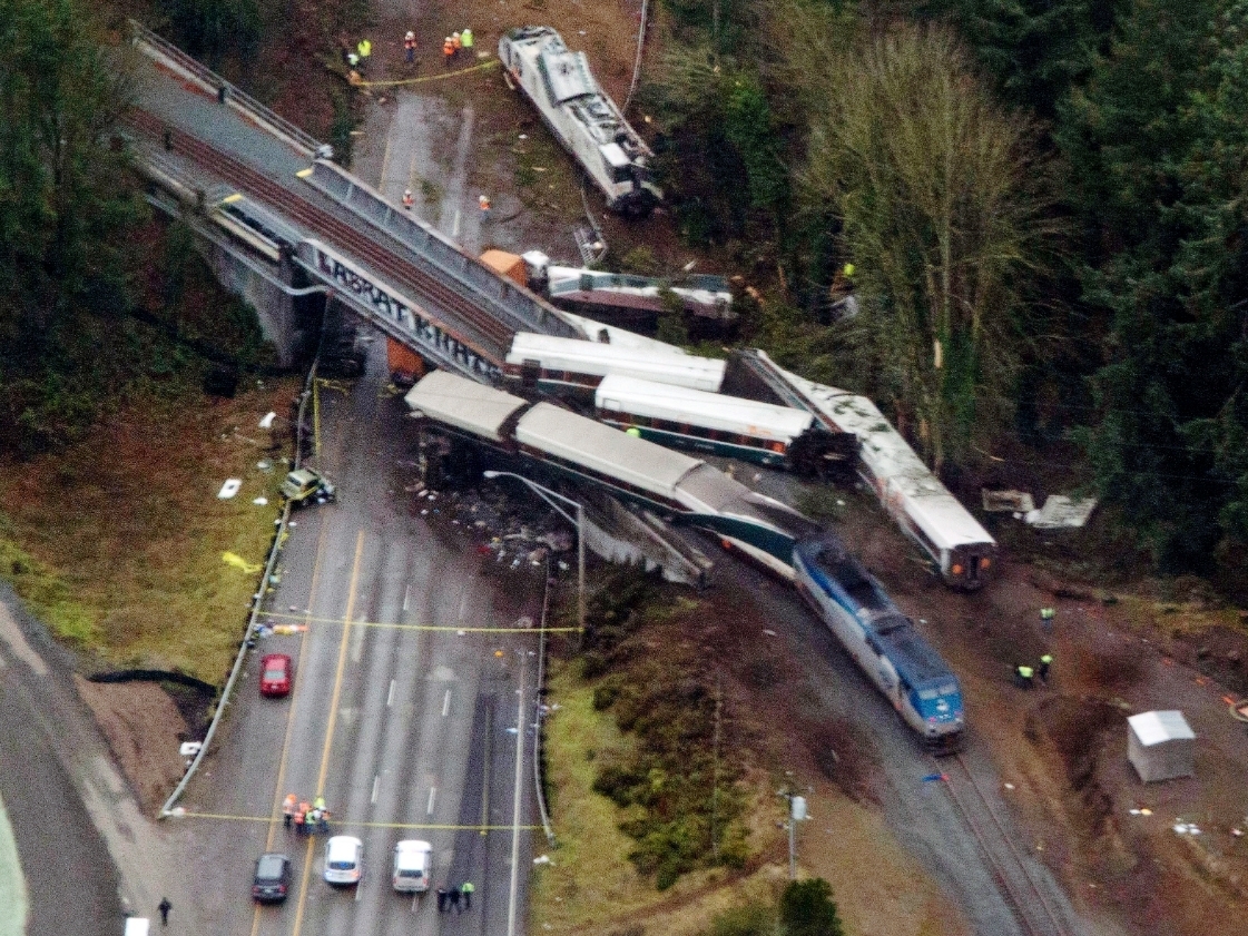 Sound Transit, WSDOT Cited In DuPont Amtrak Derailment: NTSB | Seattle ...