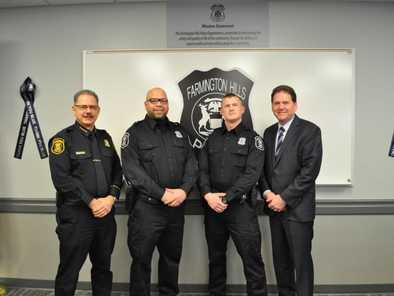 Farmington Hills PD Hires Two New Officers | Farmington, MI Patch