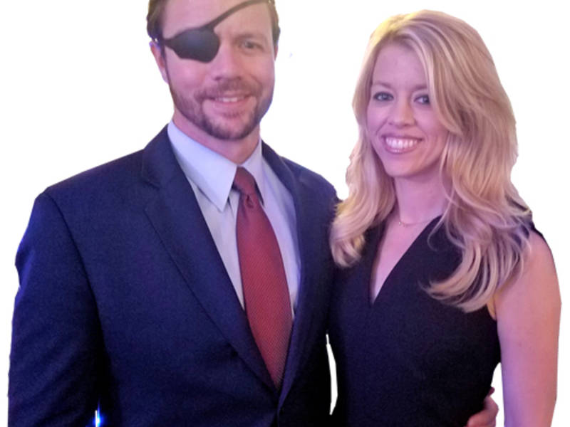 Congressional candidate Dan Crenshaw brings his campaign to Kingw ...