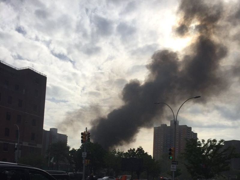 Forest Hills Fire Sends Thick Black Smoke Into Air: Video | Forest ...