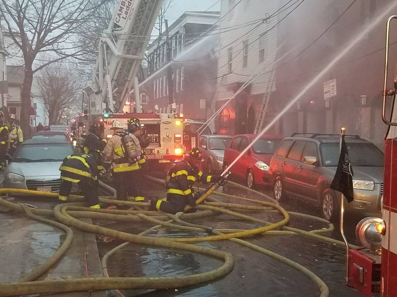 8 Hours Later, Cambridge Firefighters Still Fighting 4-Alarm Fire ...