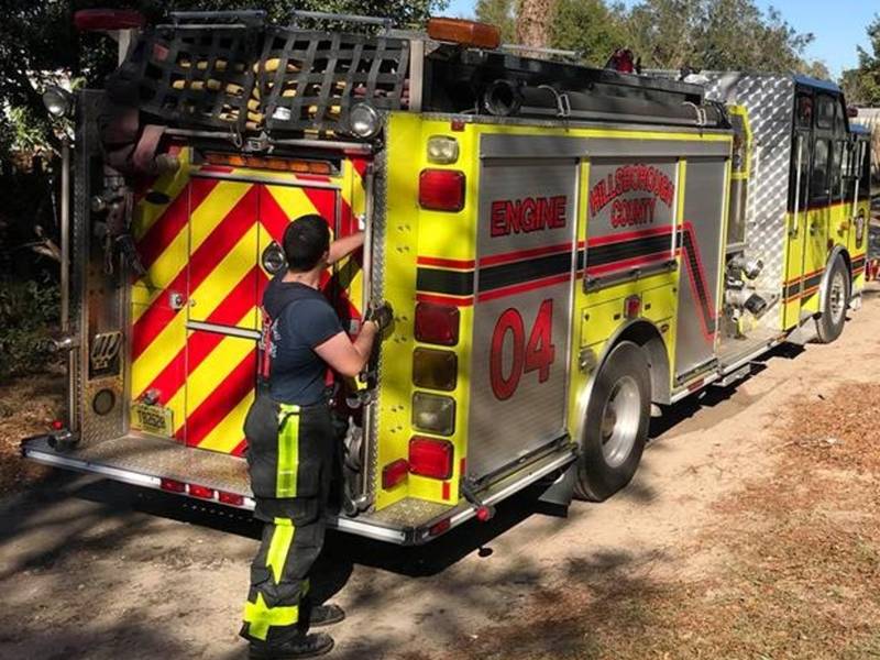 Hillsborough Firefighter Injured Falling Out Of Fire Truck ...