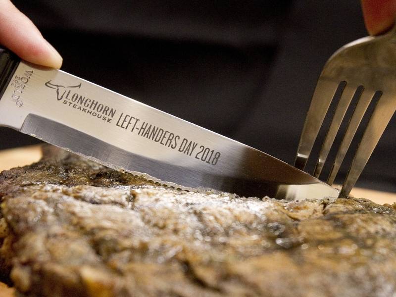 Longhorn Steakhouse Gives Away Steak Knives For Left Handers Day | St ...