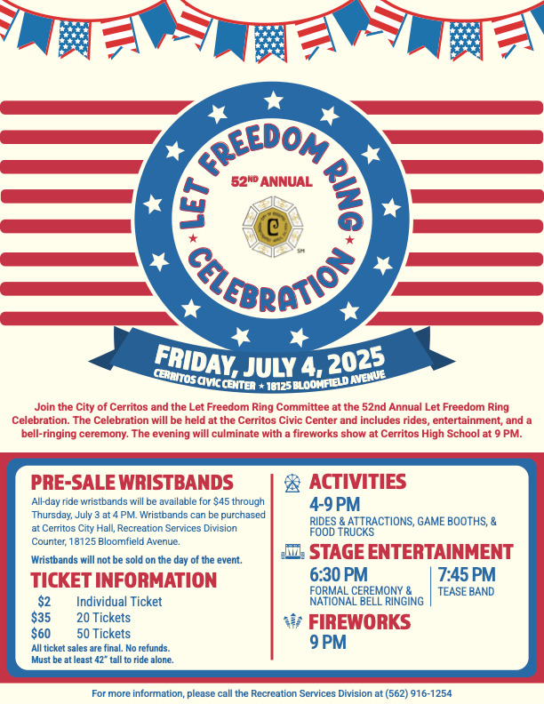 Jul 4 | July 4th Let Freedom Ring Celebration & Fireworks 2025 ...