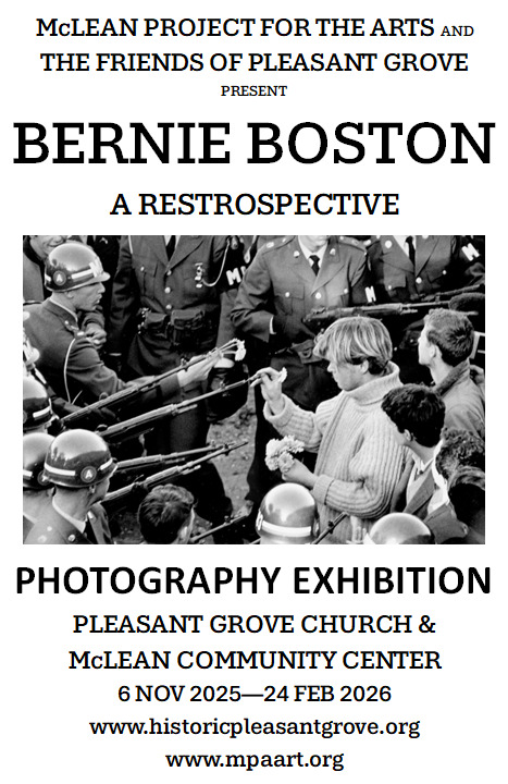 Nov 8 | Bernie Boston: A Retrospective | McLean, VA Patch