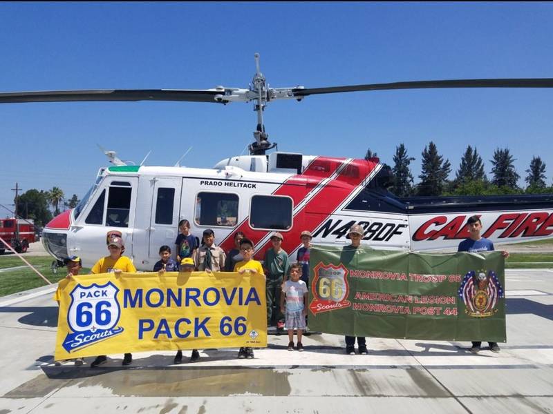 Monrovia Scouts Tour Cal Fire Prado Helitack Base | Monrovia, CA Patch