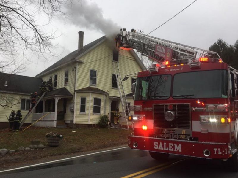 Salem Firefighters Battle Three-Alarm Blaze on Haverhill Road | Salem ...