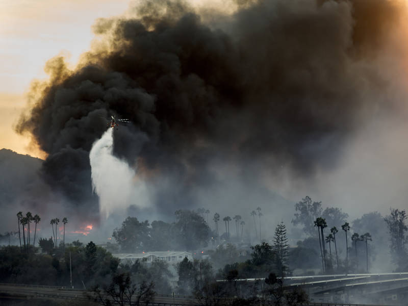 Lilac Fire Burns Out Of Control In San Diego County | Escondido, CA Patch
