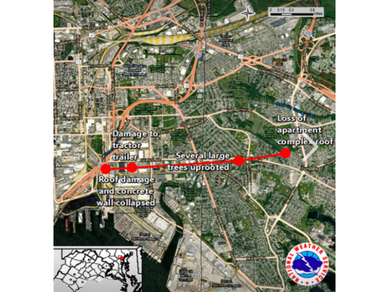 Tornado Touched Down In Baltimore: National Weather Service | Baltimore ...