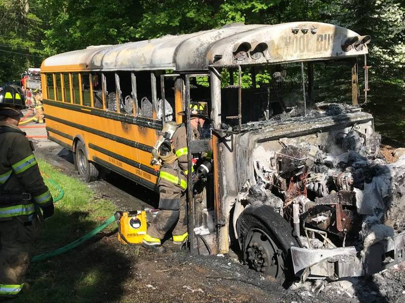 School Bus Caught Fire In NJ As Students Safely Evacuated ...