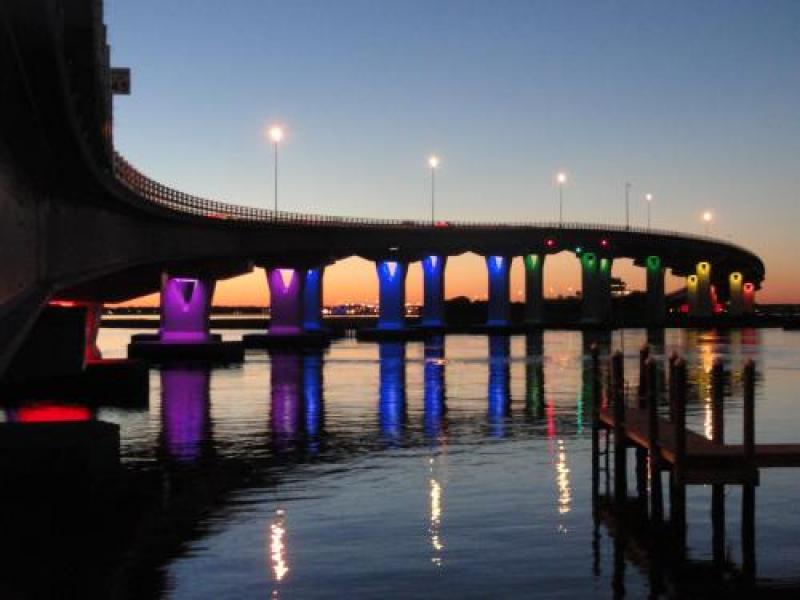 Ocean City Bridge Lit Up to Honor Orlando Shooting Victims | Ocean City ...